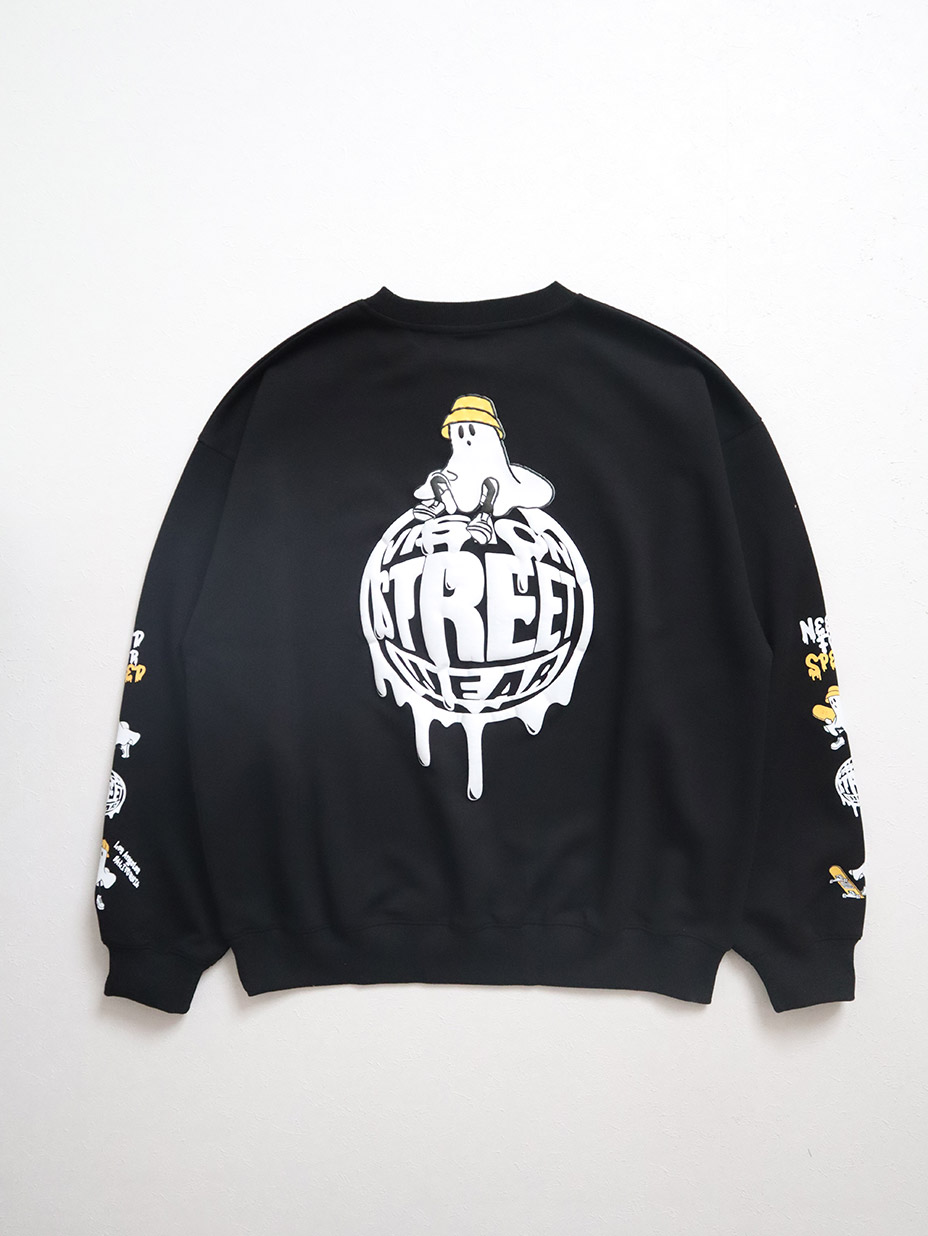 Ghost circle logo クルーネック [ VISION STREET WEAR / ヴィジョンストリートウェア ] HB ...