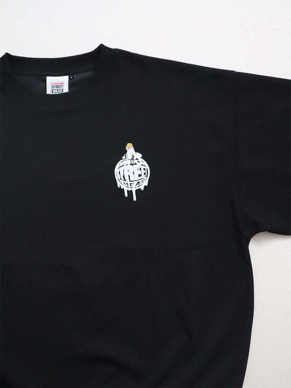 Ghost circle logo クルーネック [ VISION STREET WEAR / ヴィジョンストリートウェア ] HB ...