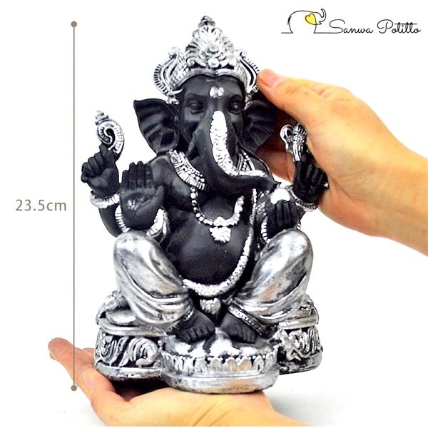 インドの神様 縁起物 ガネーシャの置物 ガネーシャ 置物 ガネーシャ像 夢を叶える象 金運アップ 開運 瞑想 商売繁盛 現世利益 ヒンドゥー教 ...