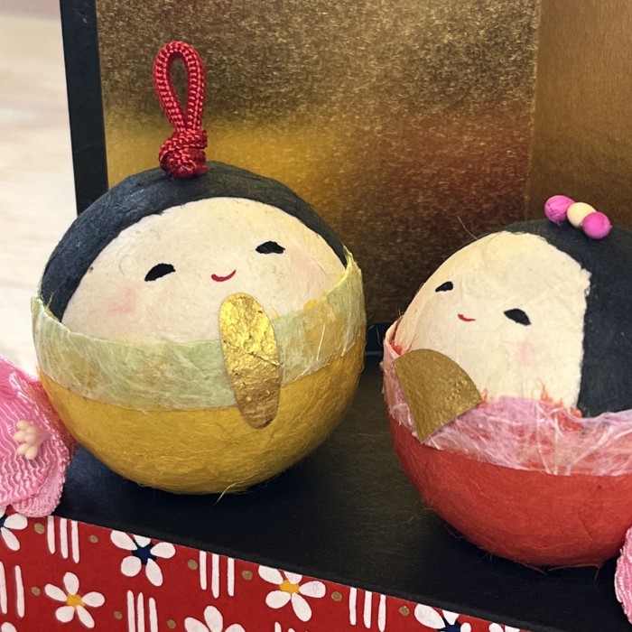 まんまる雛 おひな様 お雛様 ちぎり和紙 雑貨 置物 置き物 和風 オブジェ インテリア プレゼント かわいい 006-0643 | シーズン商品,ひな祭り | ピノポチ
