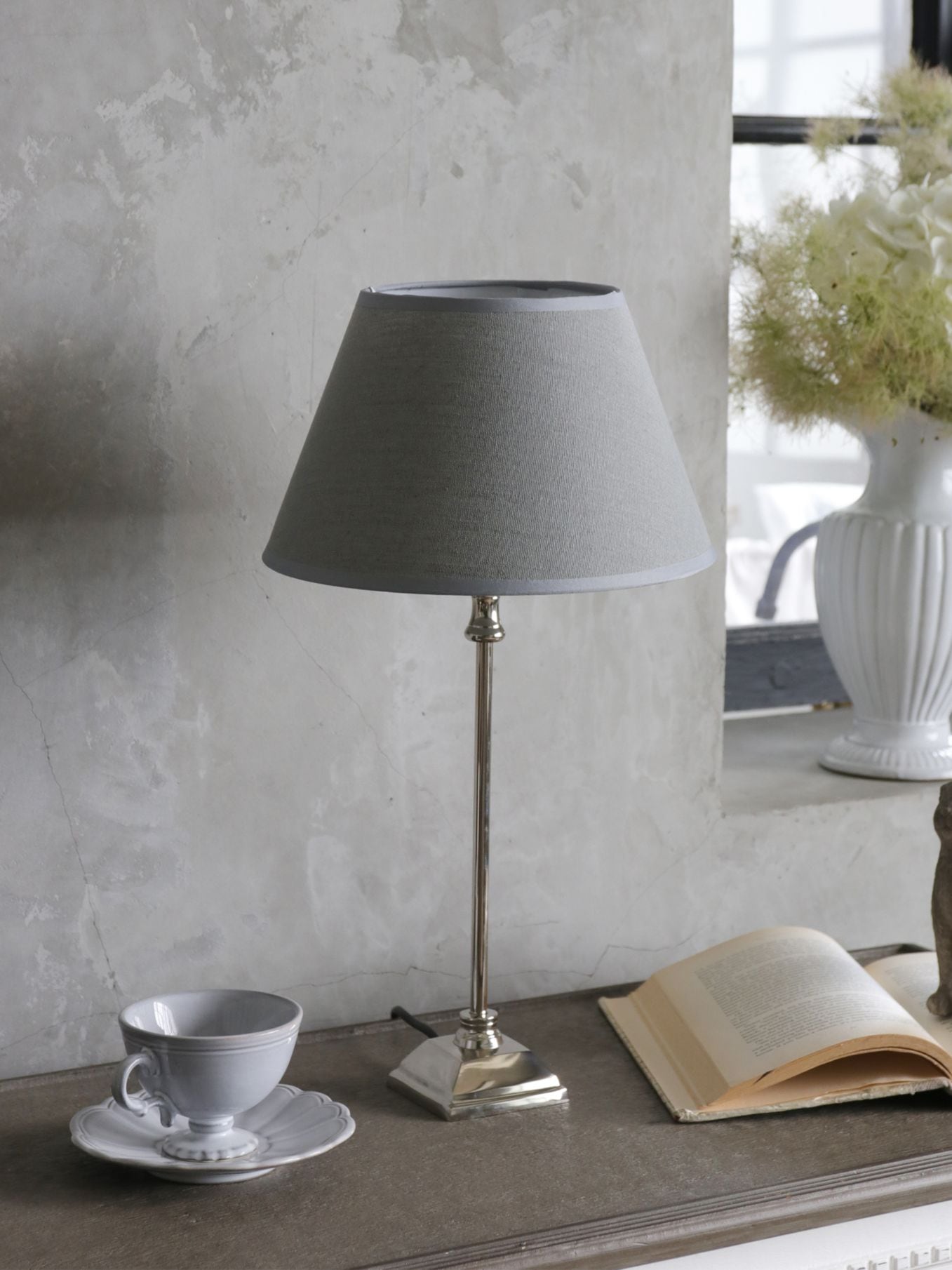 QUAINT&QUALITYスタンドランプSQシルバー(シェード別売り)