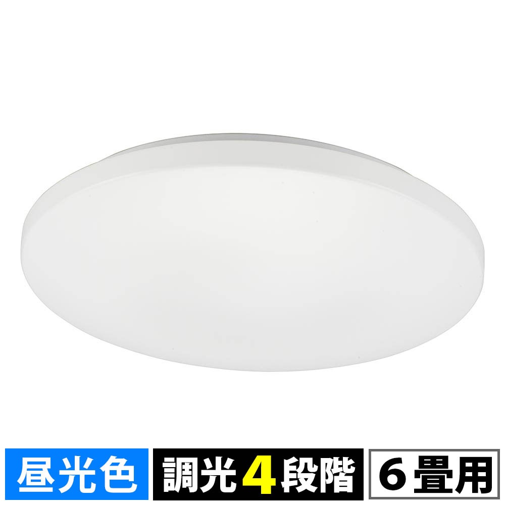 オーム電機 LE-Y24D6G-W4 LEDシーリングライト（45cm/6畳用/昼光色/4段階調光） を激安価格で販売 | あかりと空調の専門店 世界電器
