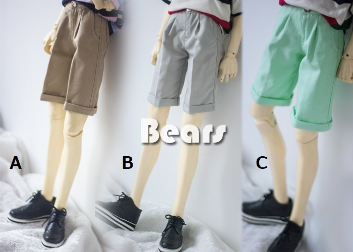 AF9661【Bears】MSD, SD女，1/3, 70cm ド-ル用半ズボン | ドール洋服（種類別）,ズボン/サロペ,半ズボン・ショート ...