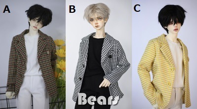 AF10096【Bears】MSD, SD女，1/3, 70cm ド-ル用コ－ト | カテゴリートップ | | ドールスタジオSEN