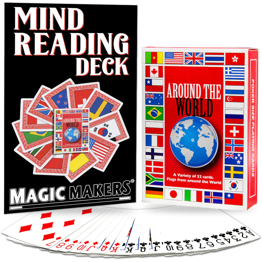 Around The World Mind Reading Deck ｜全商品一覧や手品グッズ揃うマジックショップ｜セオマジック