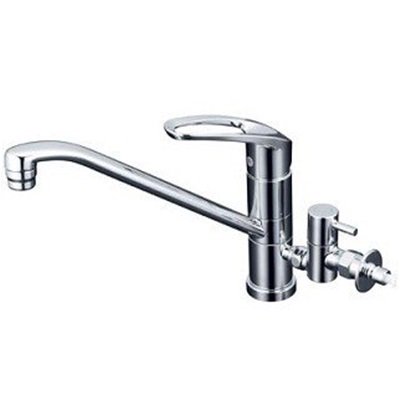 KVK【KM5041CTTU】流し台用シングルレバー式混合栓 回転分岐止水栓付 混合水栓 蛇口の通販｜施主のミカタ【総本山】