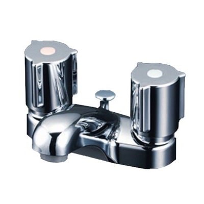 KVK【KM66HPGBN】2ハンドル混合栓(ポップアップ式) の通販｜施主のミカタ【総本山】