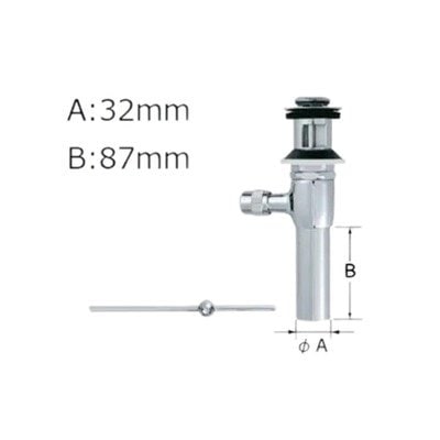 ♪LIXIL INAX【LF-280G】ポップアップ式排水金具 洗面化粧室 洗面器 手洗器 流し用器具の通販｜施主のミカタ【総本山】