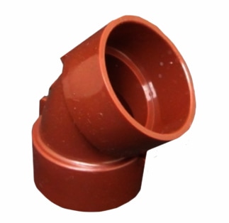 HTDV 45°エルボ HTDV 45L 25～65 ビニール継手在庫 【設備ロジス.com】配管空調部材専門店