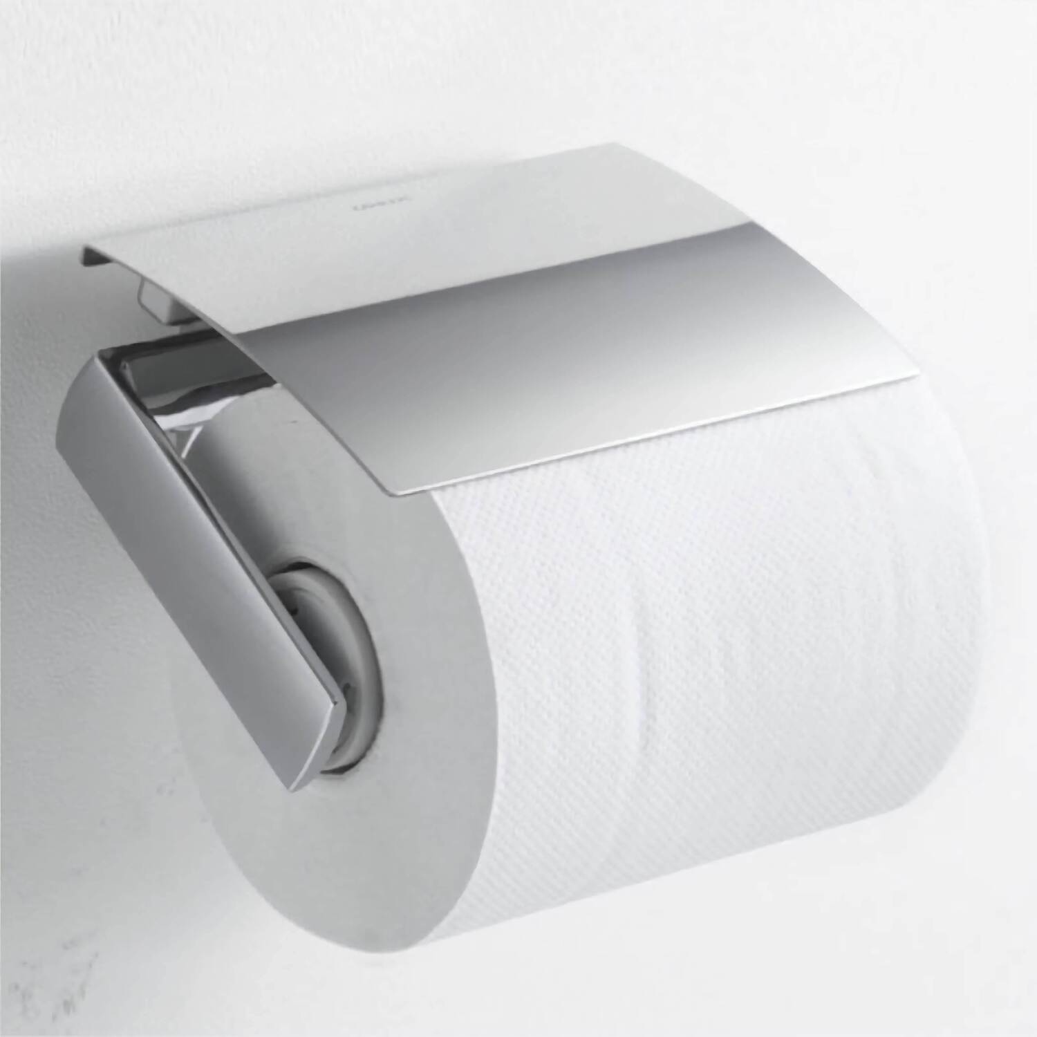 カワジュン 【SC-483-SC】 静音タイプペーパーホルダー SC-48 Series クローム+鏡面+グレーローラー KAWAJUN