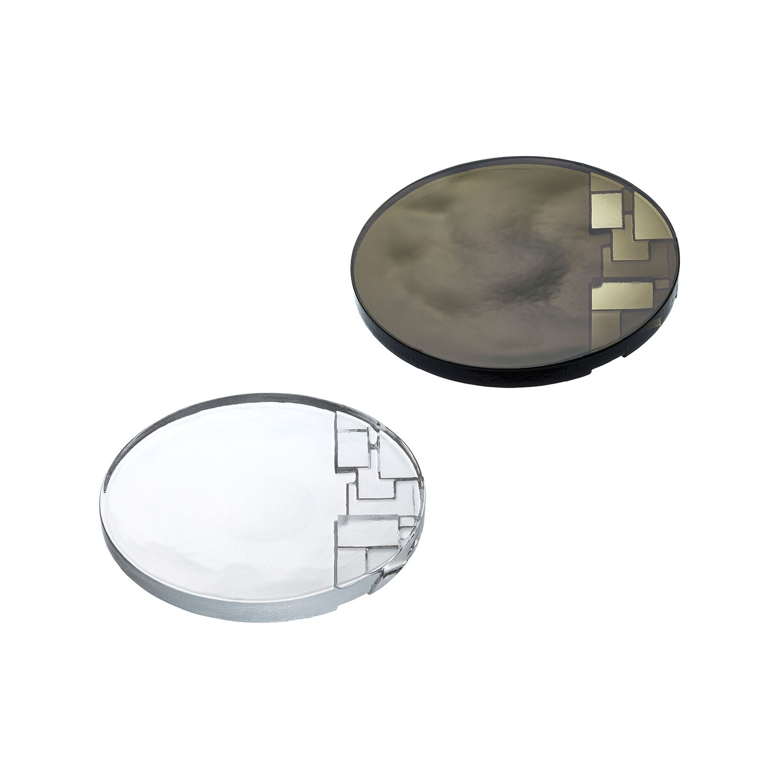 ことゆと：丸形プレート (15cm) 2枚セット GIFT | ガラス製品 | Sghr