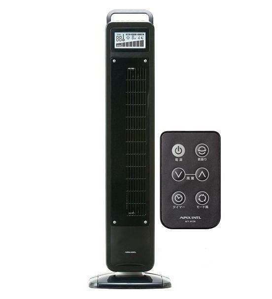 [新品アウトレット] アピックス リモコン付き タワーファン タワー扇風機 ブラック AFT-813R-BK APIX | ディスカウントショップ と～るりーす