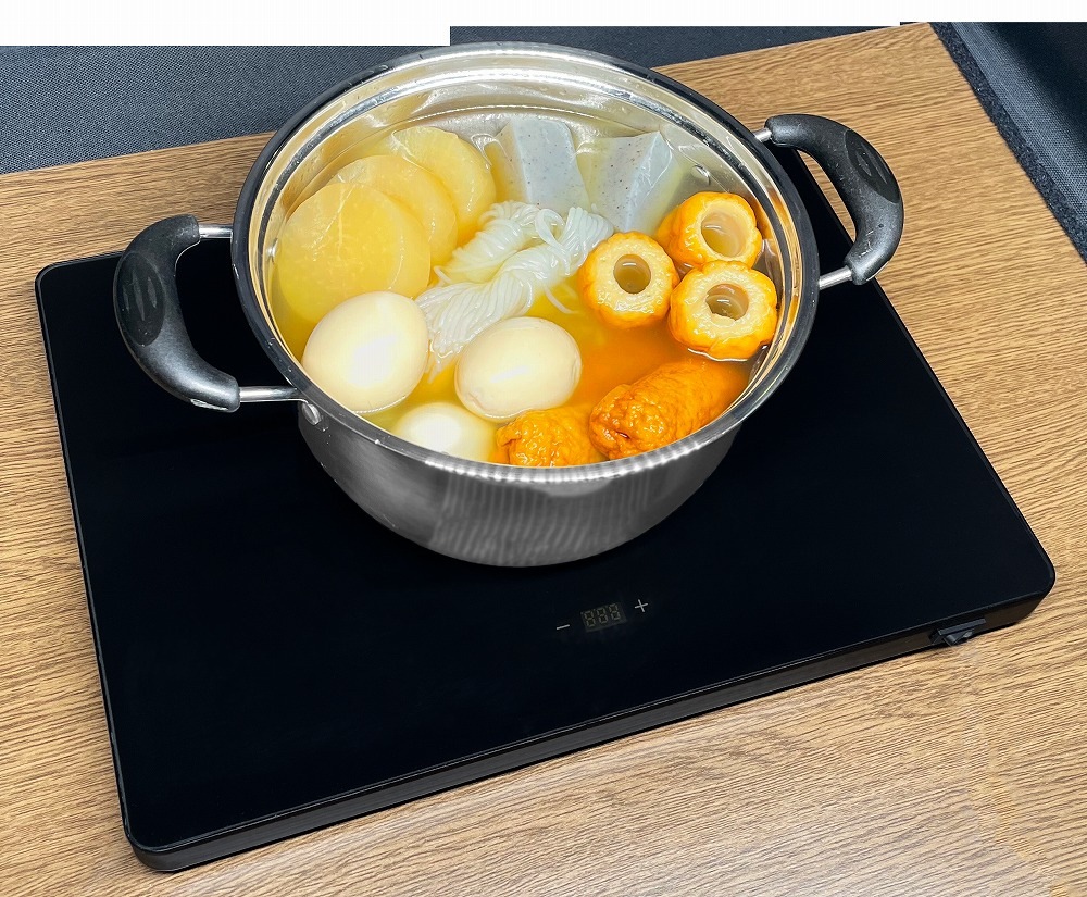 【新品】【送料無料】 ROOMMATE ルームメイト ビュッフェプレート ネオ 保温プレート RM-208H-BK ブラック | ディスカウントショップ と～るりーす