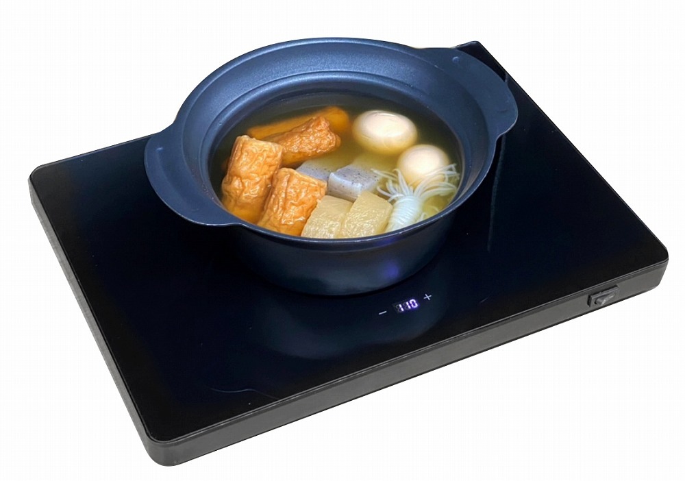 【新品】【送料無料】 ROOMMATE ルームメイト ビュッフェプレート ネオ 保温プレート RM-208H-BK ブラック | ディスカウントショップ と～るりーす