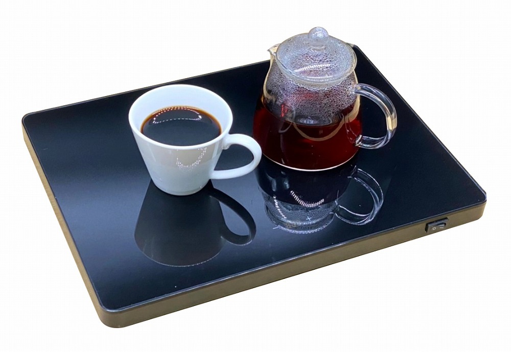 【新品】【送料無料】 ROOMMATE ルームメイト ビュッフェプレート ネオ 保温プレート RM-208H-BK ブラック | ディスカウントショップ と～るりーす