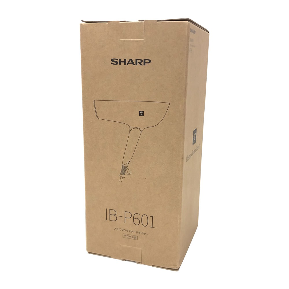 シャープ(SHARP) Plasmacluster Beauty プラズマクラスター ヘアードライヤー IB-P601-W 色：ルミナスホワイト／うるおいを与える サラリとしたまとまりのある髪 ...