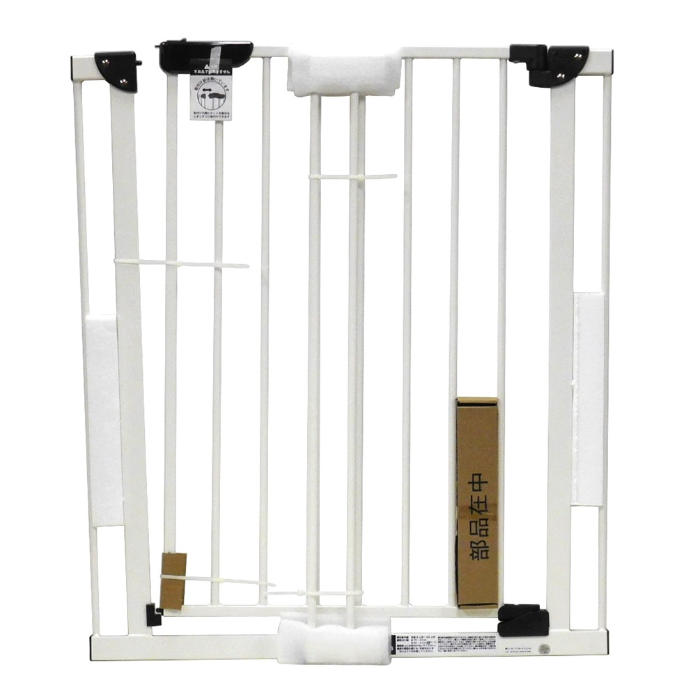 【中古/未使用品】スチールゲート 拡張フレーム付き 突っ張り式 スチール製 ベビーゲート ペットゲート 取付幅約70～81cm/80～91cm ホワイト 88-782A | ディスカウント ...
