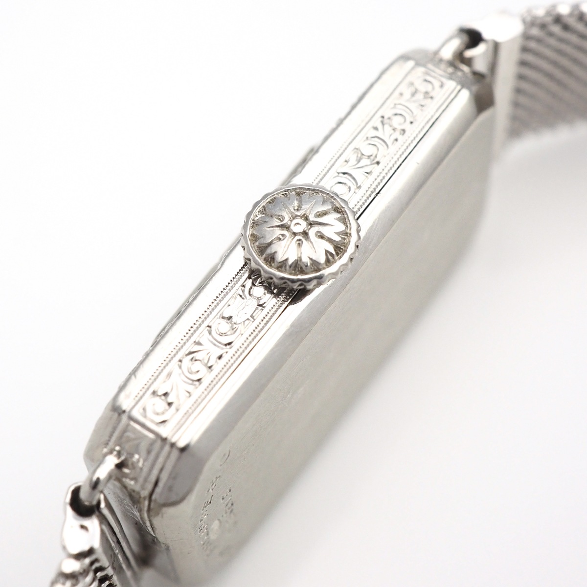 アンティークウォッチ アンティークパテック・フィリップ アールデコ ダイヤモンドサファイアベゼル レクタンギュラ―Ptケース ...