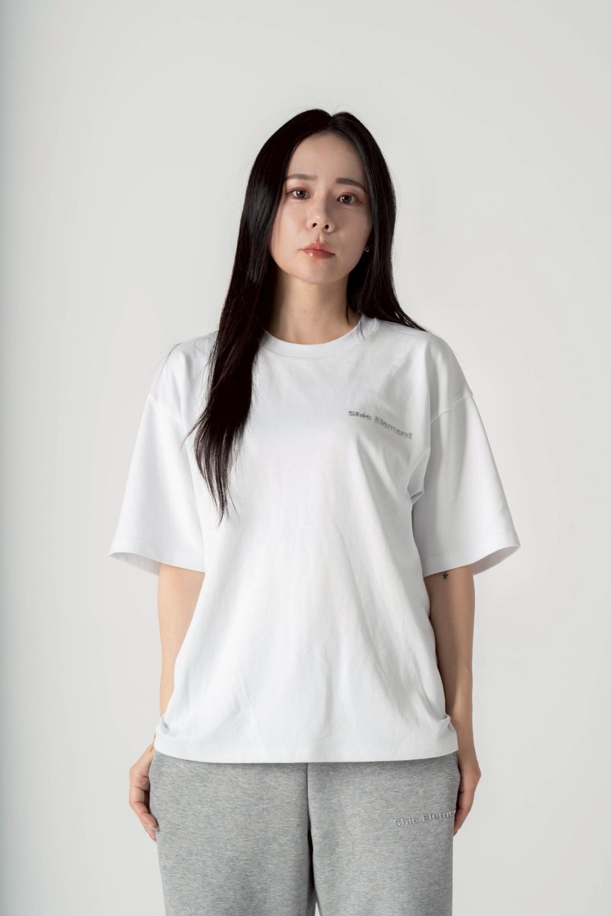 SILVER LOGO T-SHIRTS ＜WHITE＞ | t-shirts | Shic Element