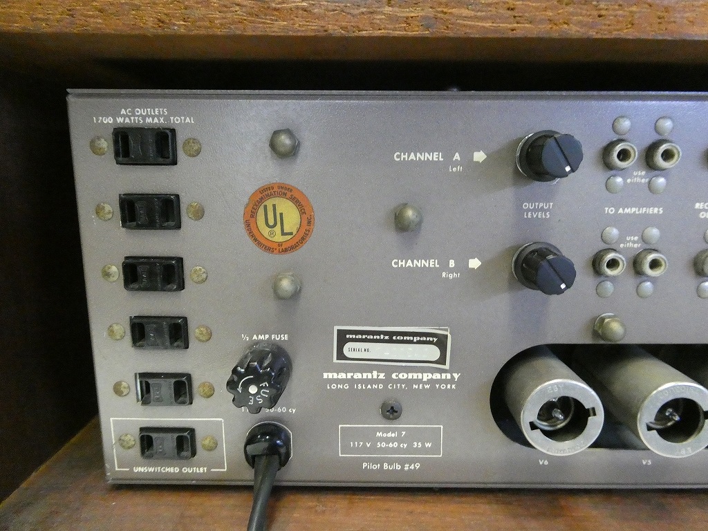 【中古品】marantz MODEL7（ シリアル：＃7-20940） ※送料無料《北海道・沖縄・離島を除く》 | アンプ | シマムセン