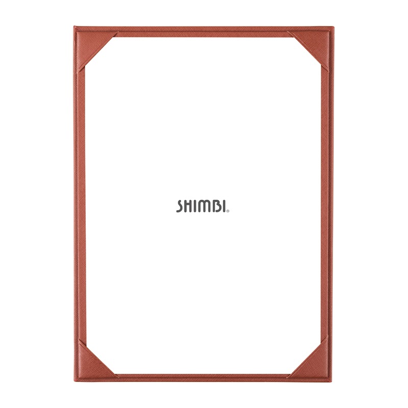 PAL-103 （A4 1ページ仕様 コーナー付） 洋風メニューブック｜メニューブックのシンビ 飲食店の通販サイト