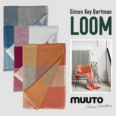 MUUTO ムート LOOM THROW ブランケット ひざ掛け ひざかけ チェック柄 シーモン・キー・ベルトマン Simon Key Bertman 北欧 【コンビニ受取対応商品】【RCP ...