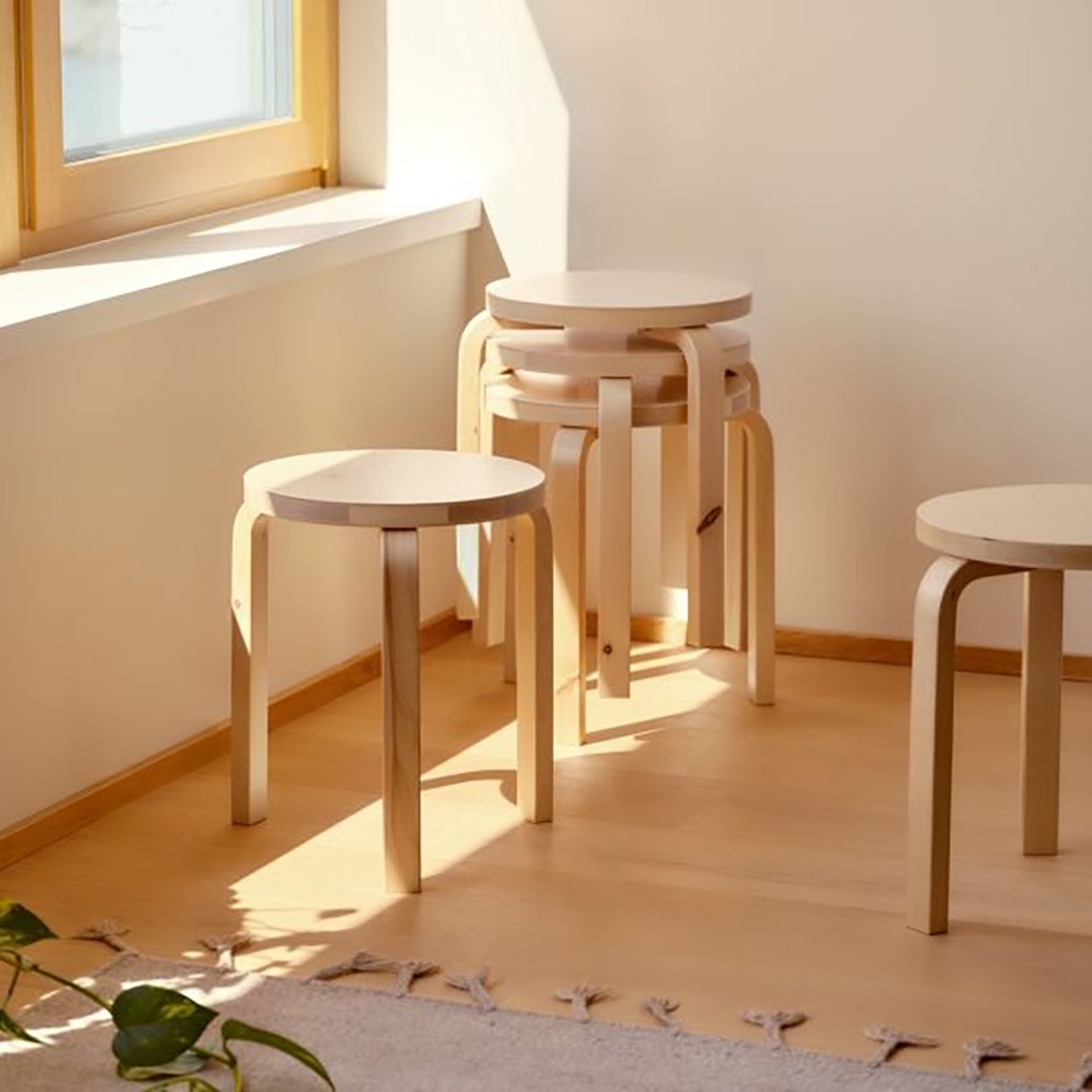 artek アルテック Stool60 スツール60 ヴィッリ Villi 90周年記念 3本足 アルヴァ・アアルト Alvar Aalto | シンワショップ本店 （ShinwaShop）