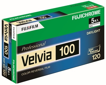 FUJIFILM FUJICHROME Velvia100 120 (5P) | すべての商品 | シライカメラ online shop