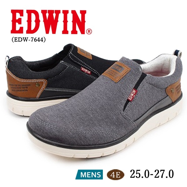 エドウイン EDWIN グレー EDW-7644 軽量 幅広 4E ストレッチ スニーカー 【メンズ】 | ブランドから探す,あ行,EDWIN 【エドウィン】,メンズ | OnStep オンステップ