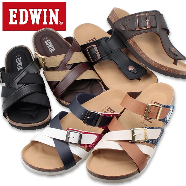 エドウィン コンフォートサンダル EW9063 BLK DBR EW9123 BLK DBR EW9166 MULTI BROWN TRICO 【メンズ】 | ブランドから探す,あ行 ...