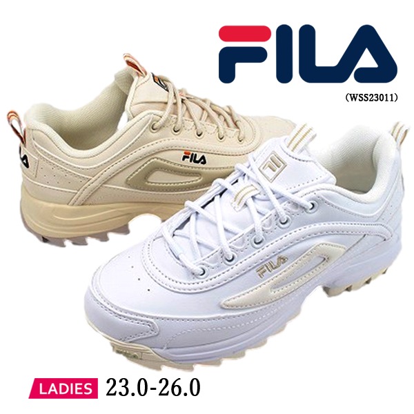 フィラ FILA 厚底 DISTORTER PREMIUM ディストーター プレミアム WSS23011 106/132 ホワイト ベージュ カジュアル 靴 シューズ 【レディース ...