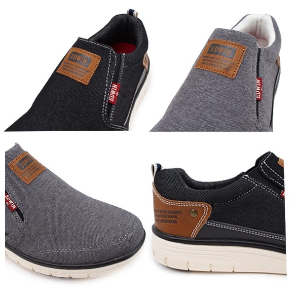 エドウイン EDWIN グレー EDW-7644 軽量 幅広 4E ストレッチ スニーカー 【メンズ】 | ブランドから探す,あ行,EDWIN 【エドウィン】,メンズ | OnStep オンステップ