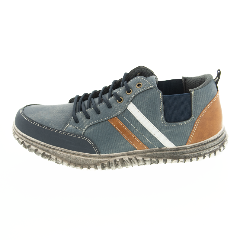 EDWIN エドウイン メンズ カジュアル スニーカー EDM-635 軽い 軽量 防水 サイドゴア ブルー 青 | ブランド一覧,ア行,EDWIN (エドウイン) | 靴のシューマート ...