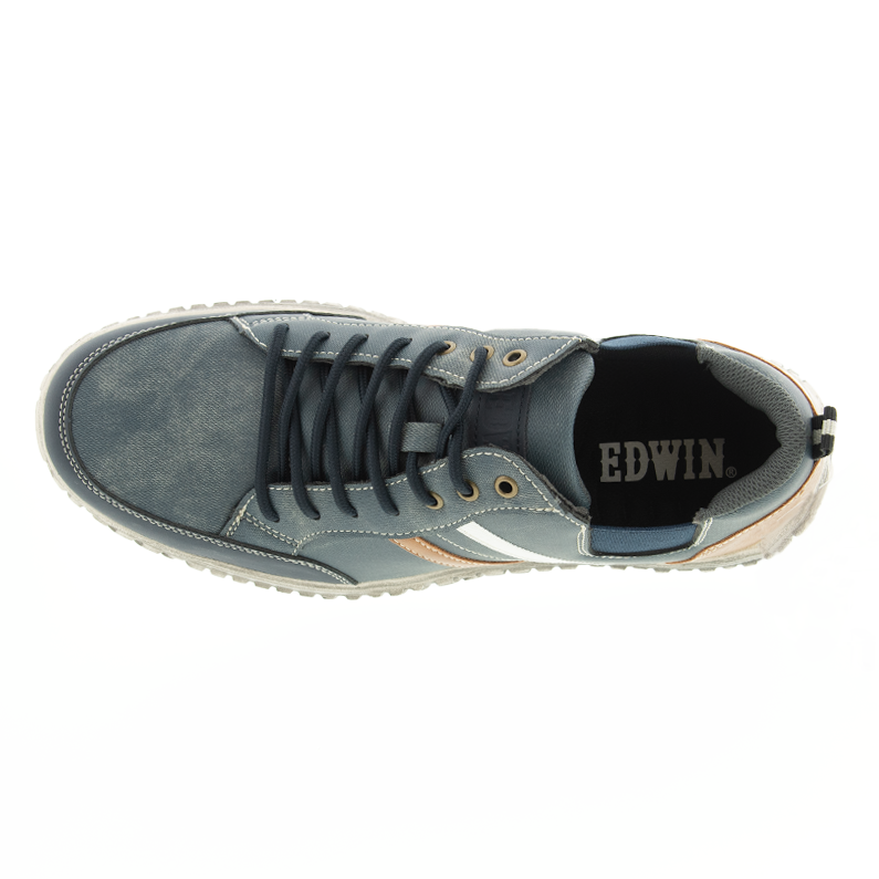EDWIN エドウイン メンズ カジュアル スニーカー EDM-635 軽い 軽量 防水 サイドゴア ブルー 青 | ブランド一覧,ア行,EDWIN (エドウイン) | 靴のシューマート ...