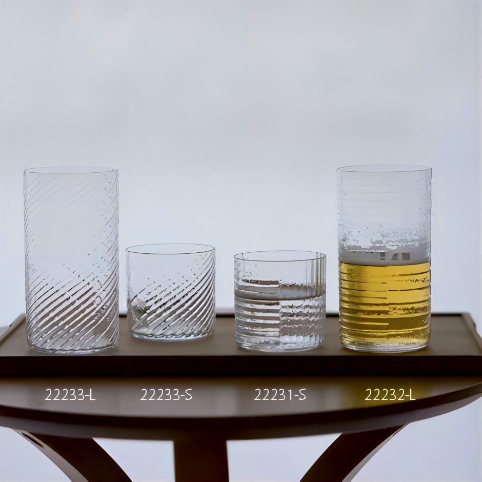 廣田硝子｜タンブラー グラス 大 透明 22233-L 舫 もやい ビアグラス ソフトドリンク シェルシリーズ おしゃれ 高級感 ...