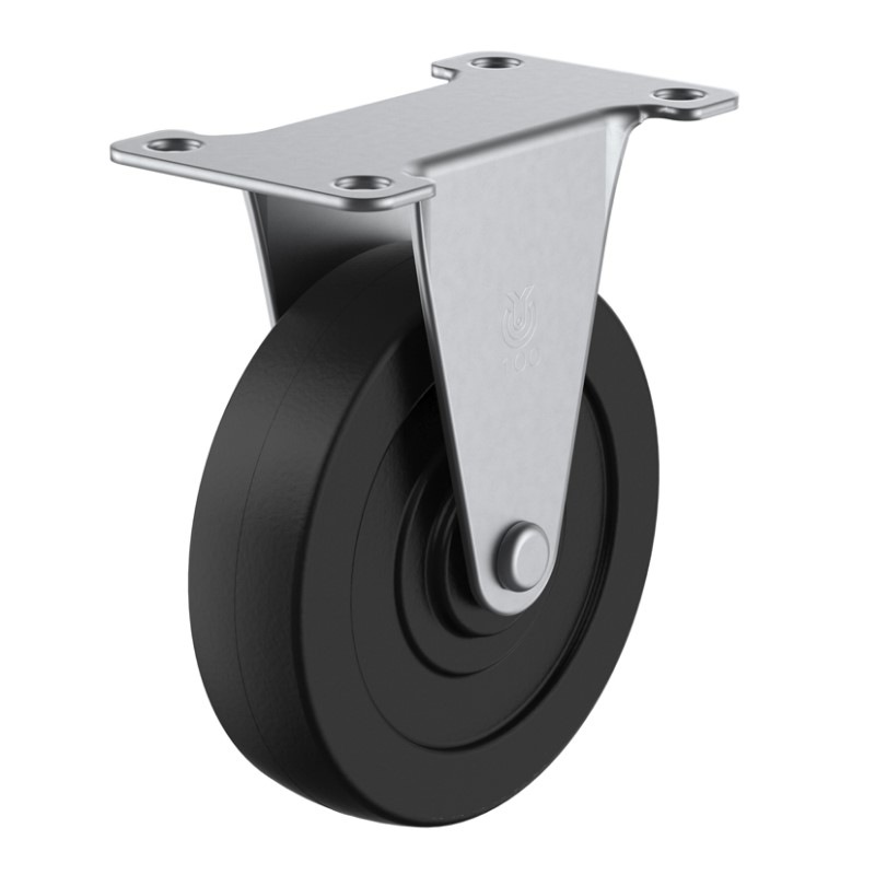 【取寄品】ユーエイ 固定型平付式 ステンレス ゴム車輪(径75) TO-7024-7YS SUS-ER-75RH | 業務用厨房部品,キャスター,平付式,ユーエイ,固定型 | SHOP SUGICO