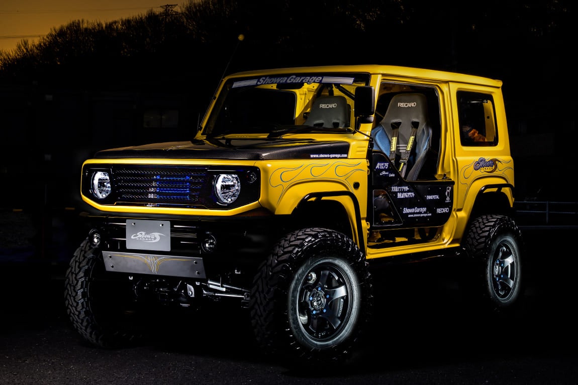 ABSスポーツグリル アイラインスタイル 塗装済み ジムニーJB64/ジムニーシエラJB74/ジムニーノマドJC74 | エクステリア,フロントグリル | ショウワガレージオンラインショップ