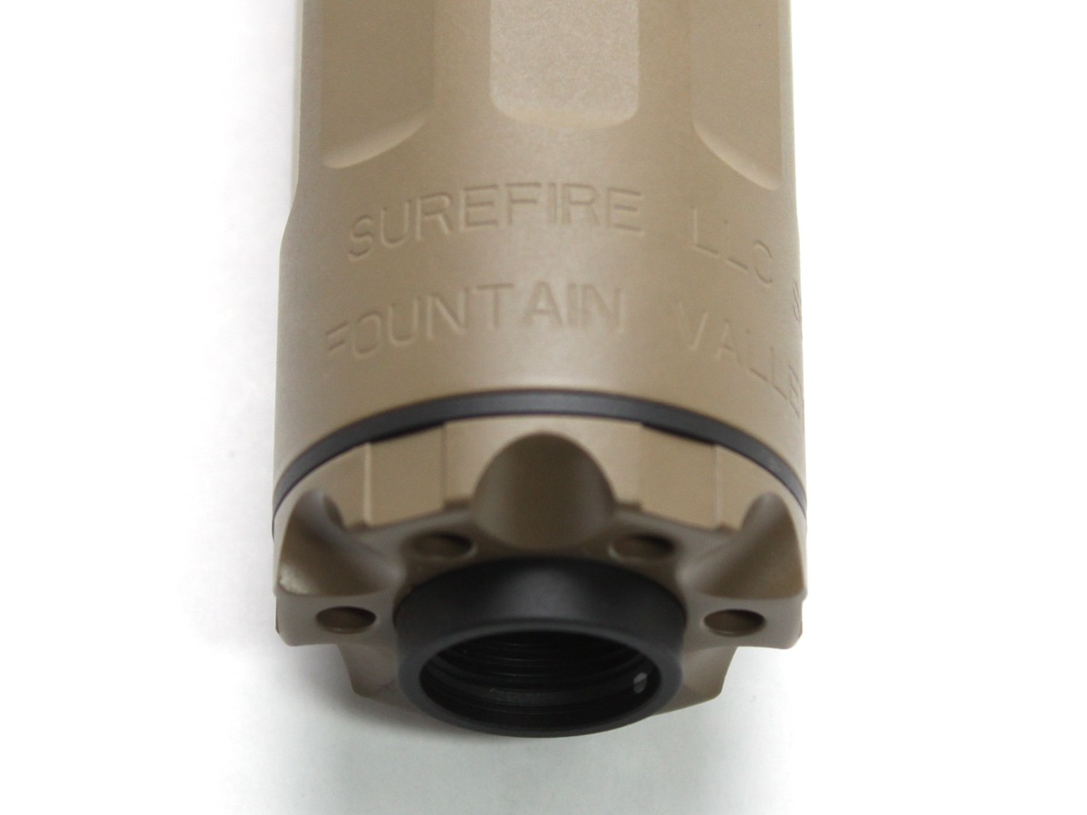 AirsoftArtisan "SureFire RYDER 9M-TI"タイプ ダミーサイレンサー M14逆ネジ仕様 ダークアース ...