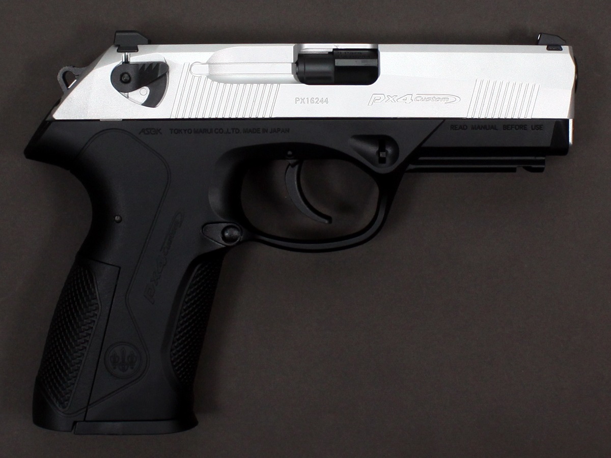 サイドアームズカスタム 東京マルイ ガスブローバックガン Px4 セラコートシルバーカスタム | 本体,サイドアームズオリジナルカスタム | SIDEARMS
