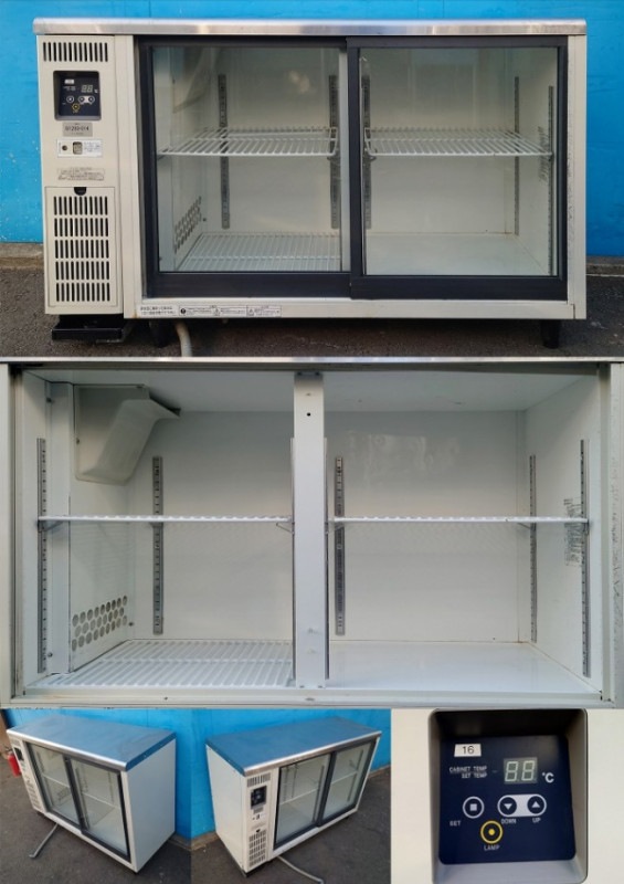 テーブル型冷蔵ショーケース 100v 207L フクシマ TGU-40RE | 中古 冷え物厨房機器,冷凍冷蔵庫,テーブル形冷凍冷蔵庫 | 四季厨房 株式会社