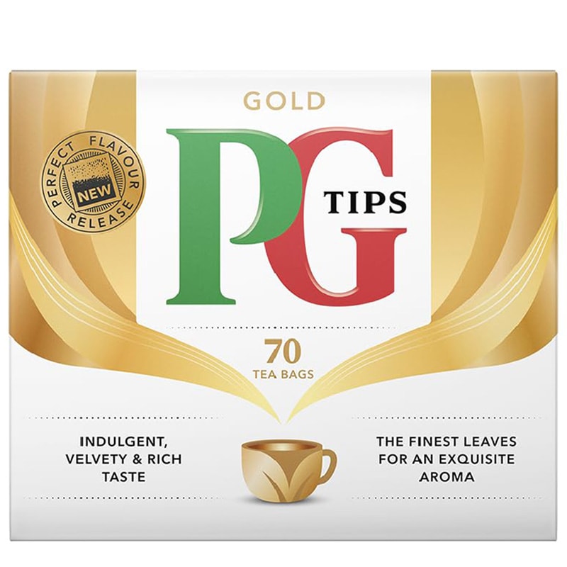 繊細で爽やかな青い香りPG tips（ピージーティップス）ゴールドティー（70P） | カフェ ＆ ティータイム | SJ KOBE