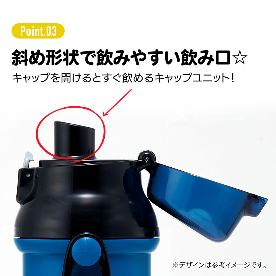 子供用 直飲み プラスチック 水筒 480ml ポケットモンスター25／PSB5SANAG_4973307696350