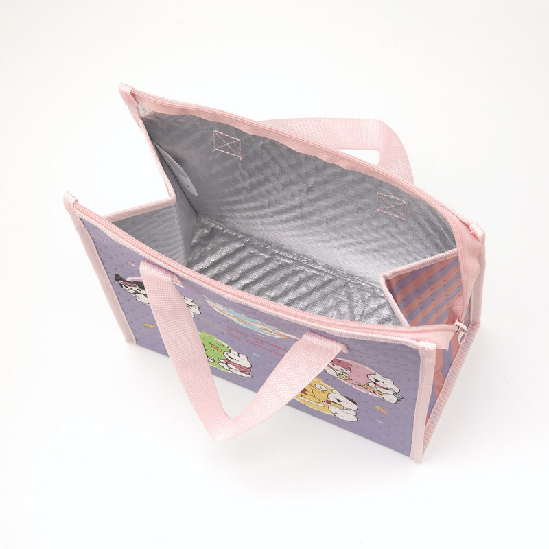 保冷バッグ 保冷 ランチバッグ 弁当 保冷バック 大きめ 不織布 バッグ お弁当 子供 skater FBC1 スケーター サンリオオールスターズ すこぶる動くウサギ【キャラクター マチ 広い ...