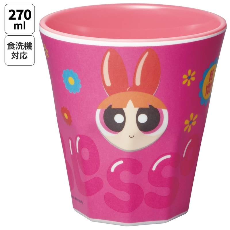 メラミンタンブラー 270ml パワーパフガールズ ブロッサム／MTB2_4973307708862