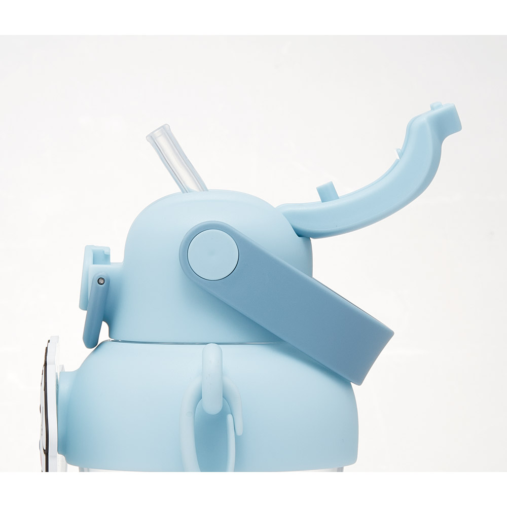 【初売りまとめ買いCP対象商品】ラバー マスコット付き ストロー ボトル 水筒 650ml ショルダーベルト付き 子供 スケーター skater PRMC7ST シナモロール シナモン ...