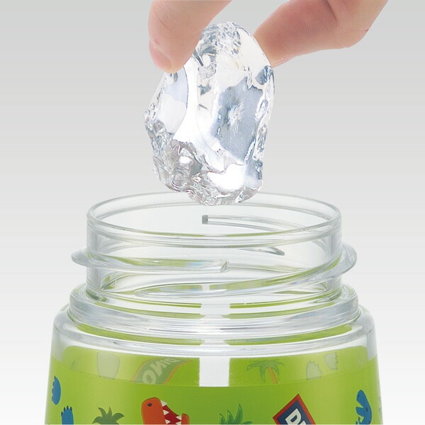 ダイカットストローボトル 420ml ディノサウルス／PSHC4DK_4973307518508