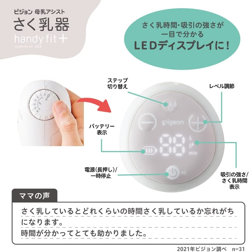 【動画限定 撮影利用セール品】ピジョン さく乳器 電動HandyFit＋ | シークレット | SKY MUSE（スカイミューズ）