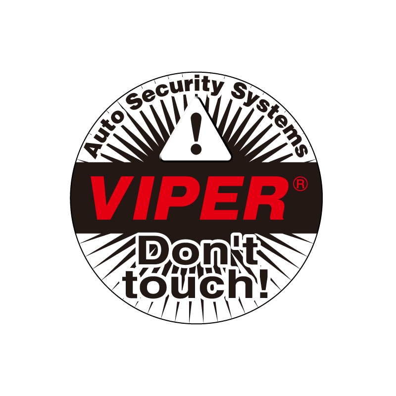 セキュリティステッカー ST134 | VIPER,ステッカー | セキュリティラウンジオンラインショップ