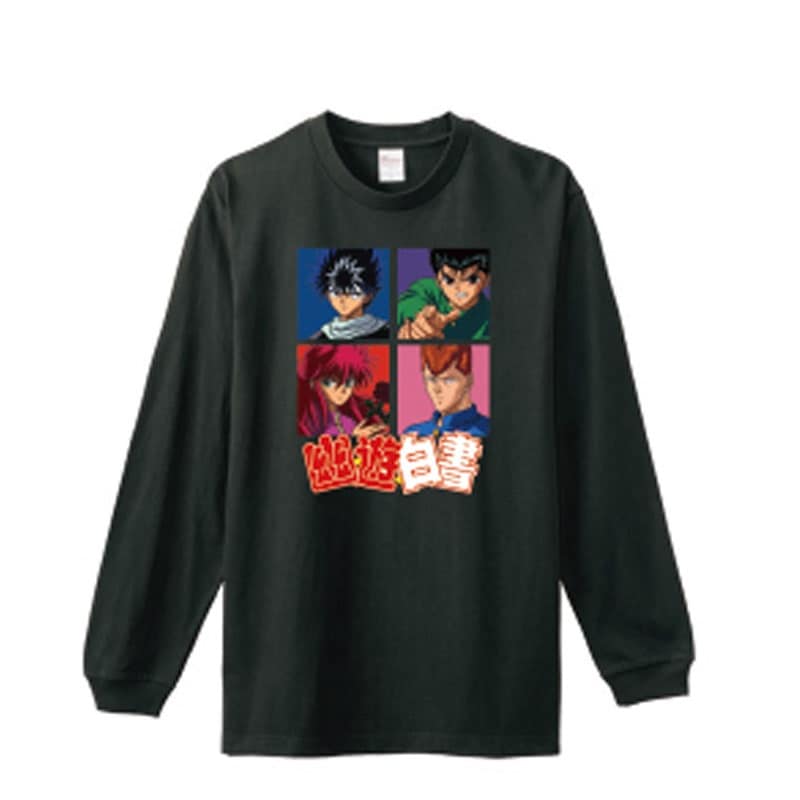 [公式] 幽遊白書 ロングスリーブ Teeシャツ 集合BK | キャラクター ,その他国内キャラクター | SMALL PLANET ONLINE