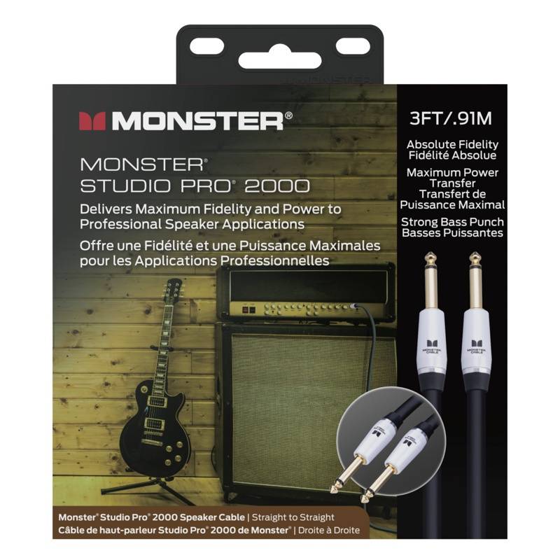 Monster STUDIO PRO 2000 SPEAKER MONSTER ケーブル・シールド | マイク・マイクスタンド | SOAR SOUND 本店 / ソアーサウンド